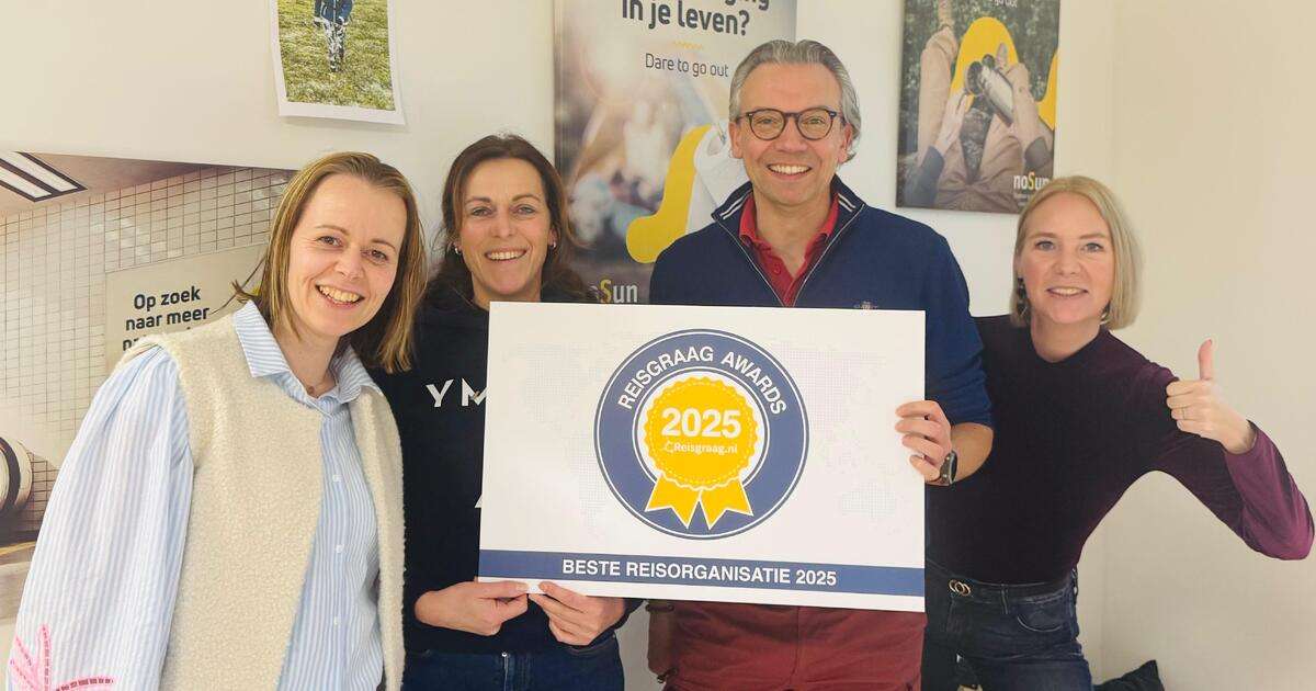 noSun reizen wint Reisgraag Award 2025 | Reisgraag.nl