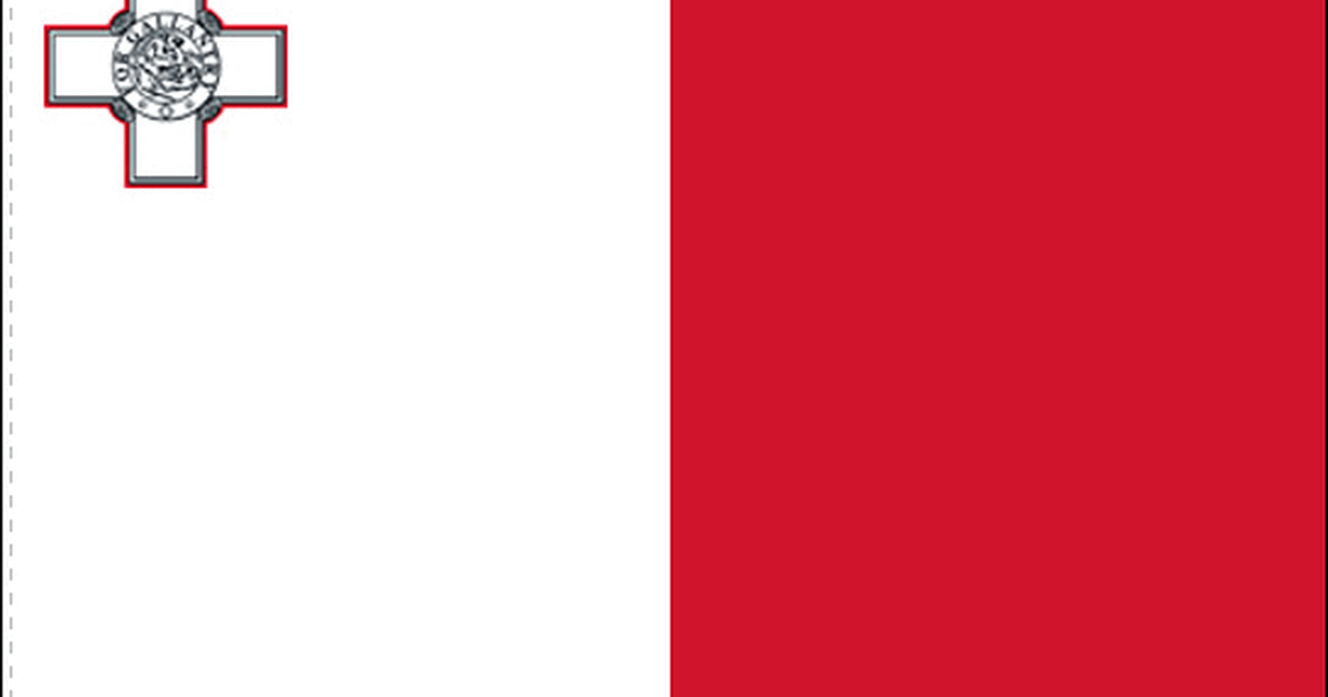 De vlag van Malta